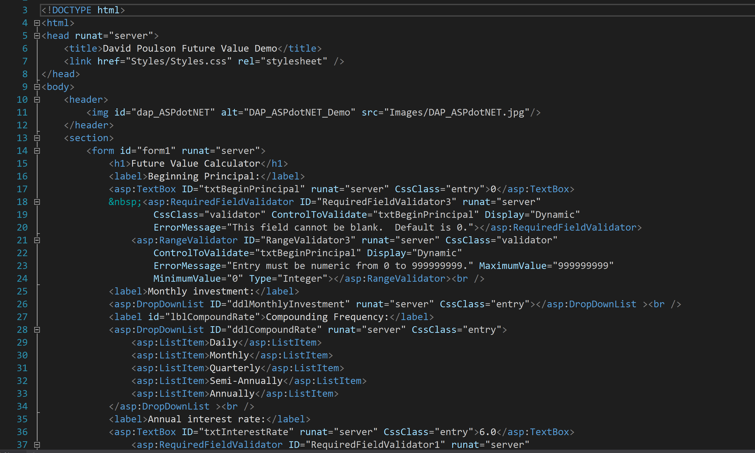 Andy Poulson - Web Developer and Designer